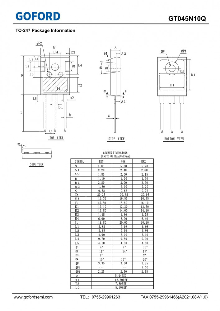 GT045N10Q datasheet page 6