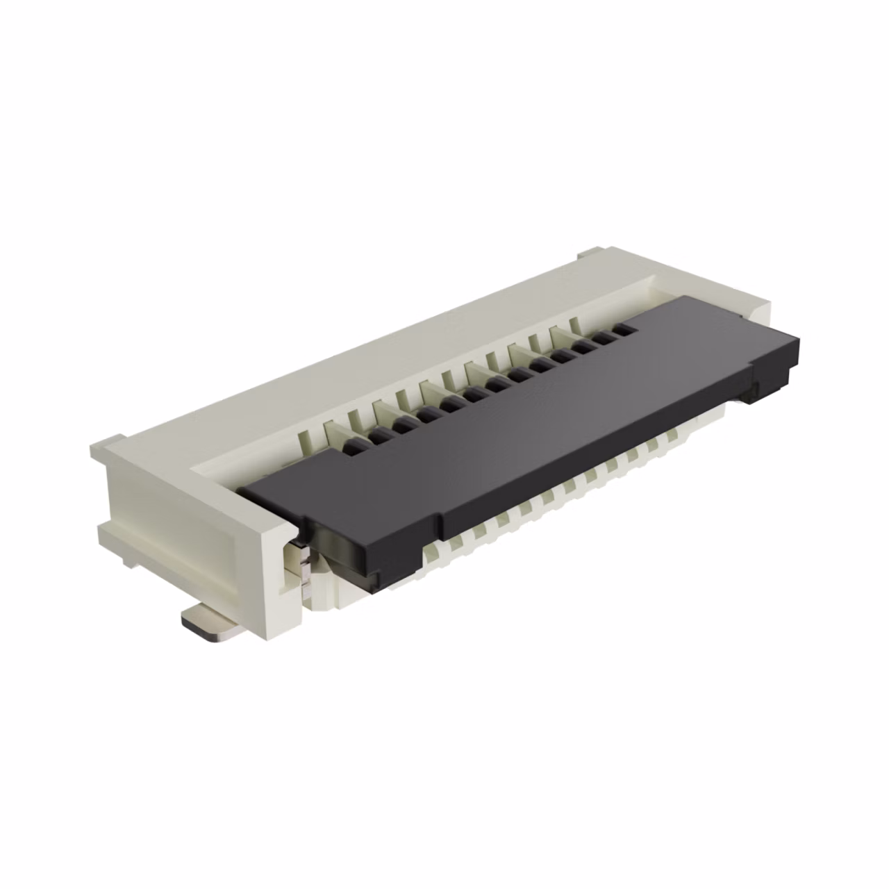 Easy-On FFC/FPC Connector, 1.00mm Pitch, 1.90mm Height, Single Bottom Contact (FS19), Right-Angle, Surface Mount, ZIF, 6 Circuits, Tin-Bismuth Plating for sale