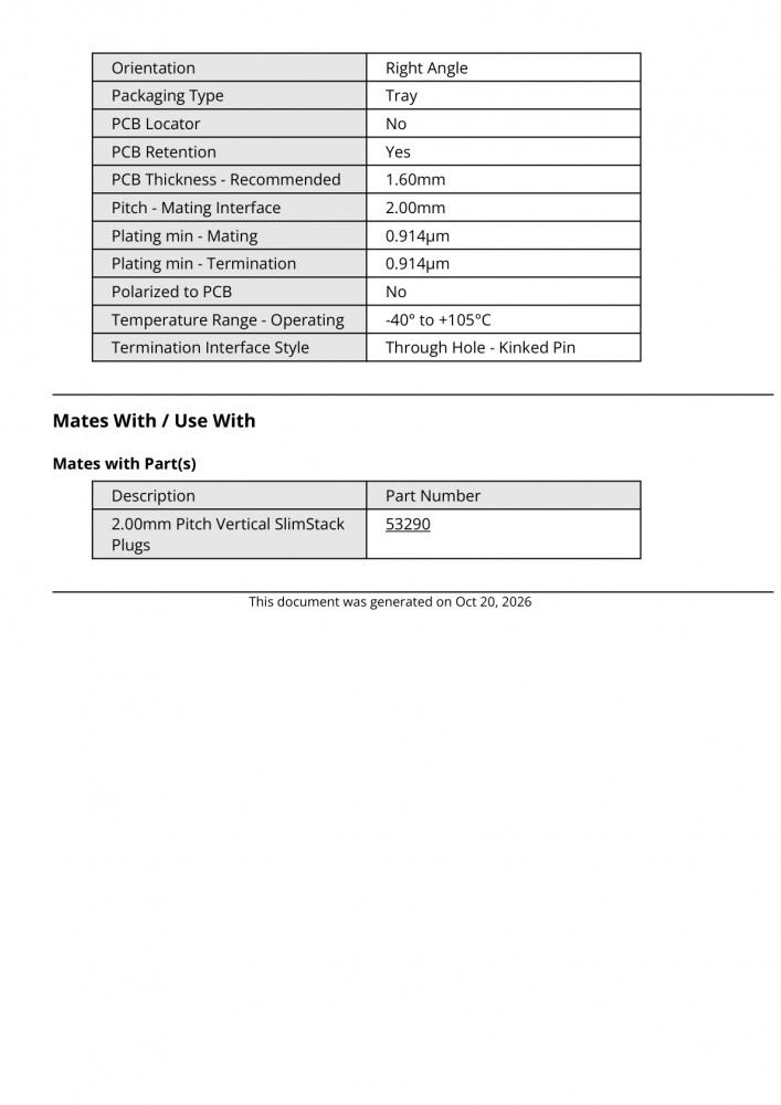 MOLEX 524181410 technical document page 3