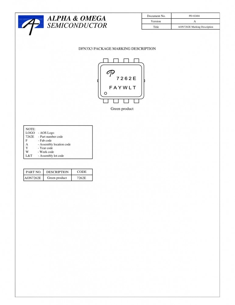 AON7262E datasheet page 7