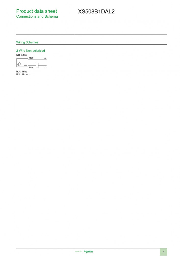 XS508B1DAL2 technical document page 5