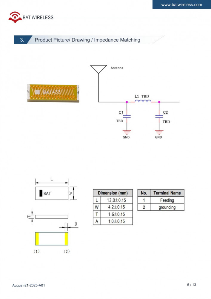 BW433MNX1304 datasheet page 5