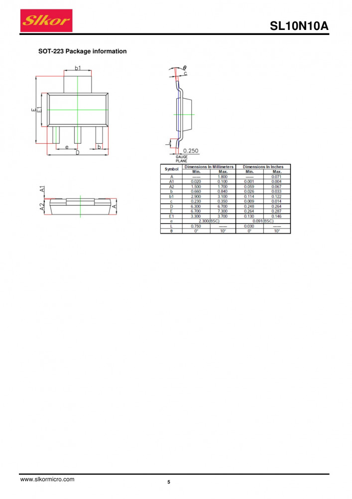 SL10N10A datasheet page 5