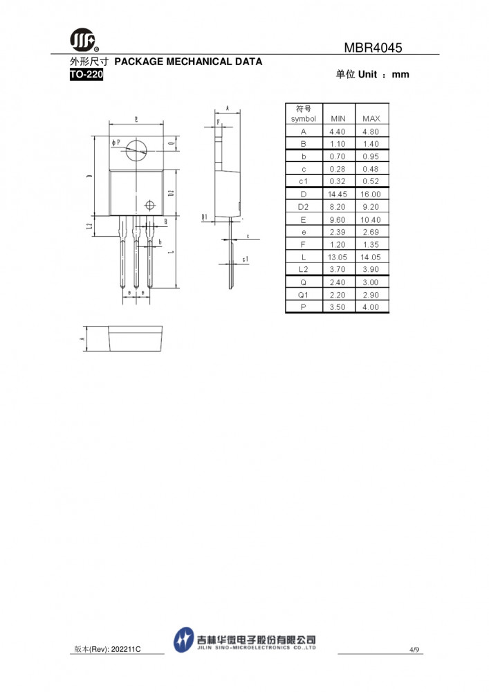 MBR4045 datasheet page 4