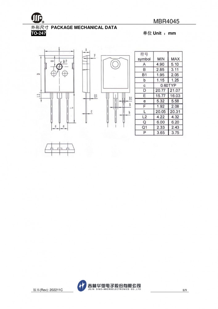 MBR4045 datasheet page 8