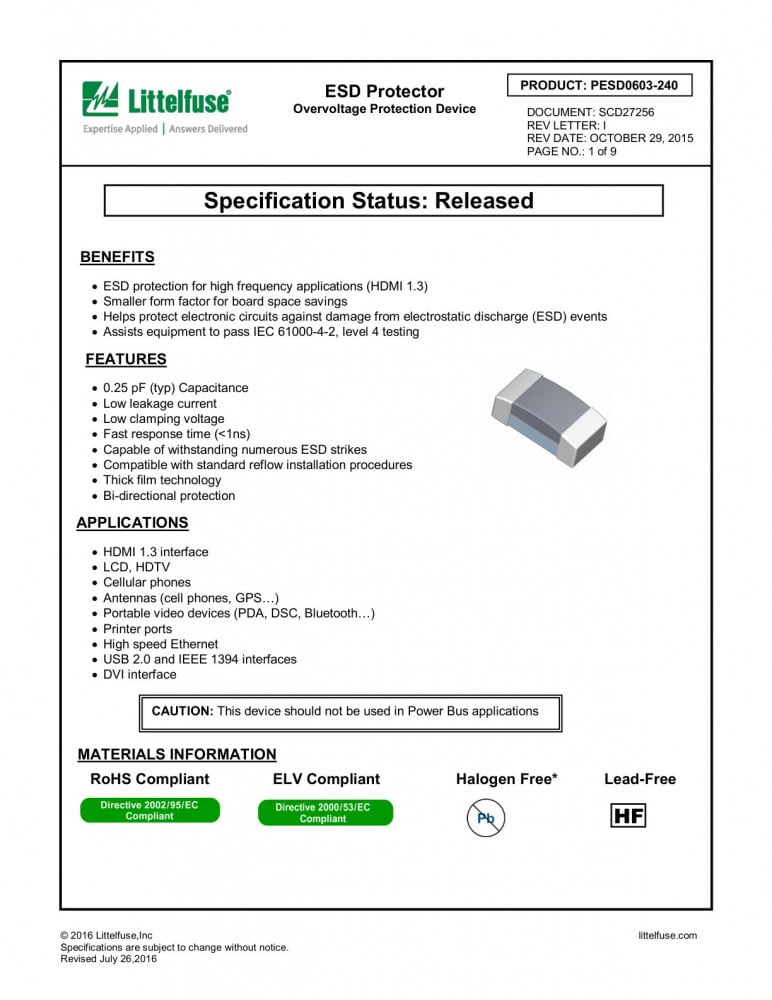 RF1256-000 technical document page 1