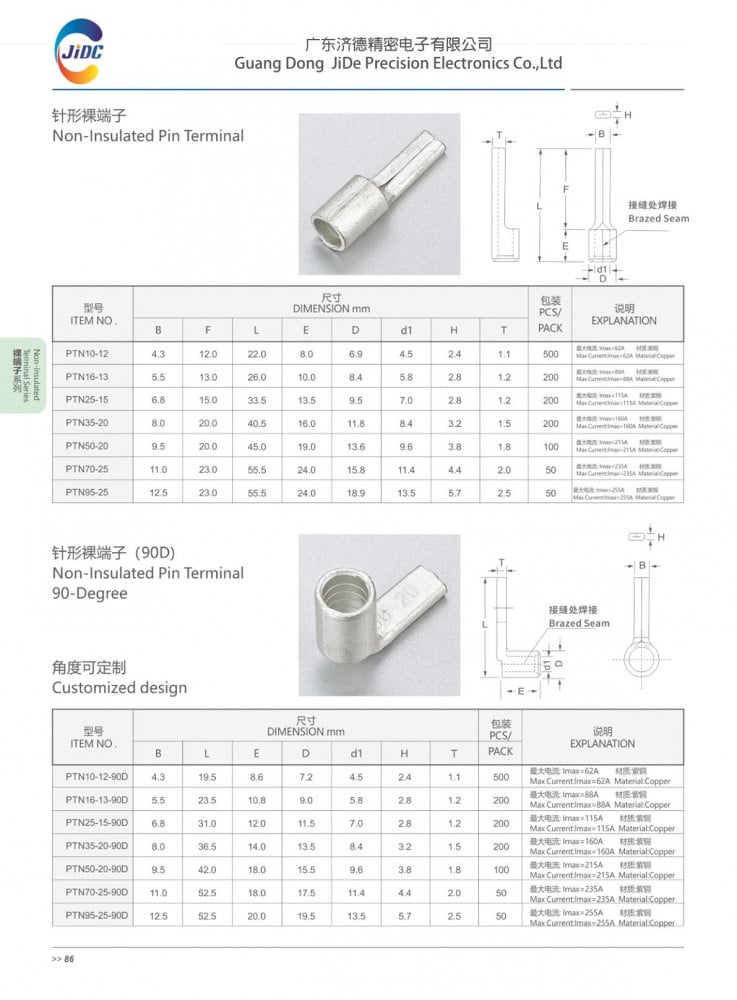 JIDC terminal catalogue page 3