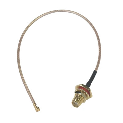 CABLE ASSEMBLY UFL to SMA IP67 FEMALE BULKHEAD, 20cm LONG WITH IP RUBBER SEAL for sale