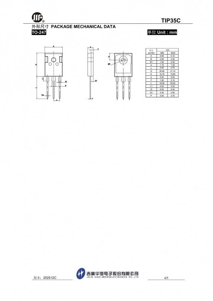 TIP35C datasheet page 4