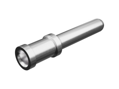 Heavy-Duty Turned Crimp Contact for 40A Inserts and Modules, Male, Silver  (Ag) Plated Copper Alloy, 6.00mm² (10 AWG), 100 per Bag for sale