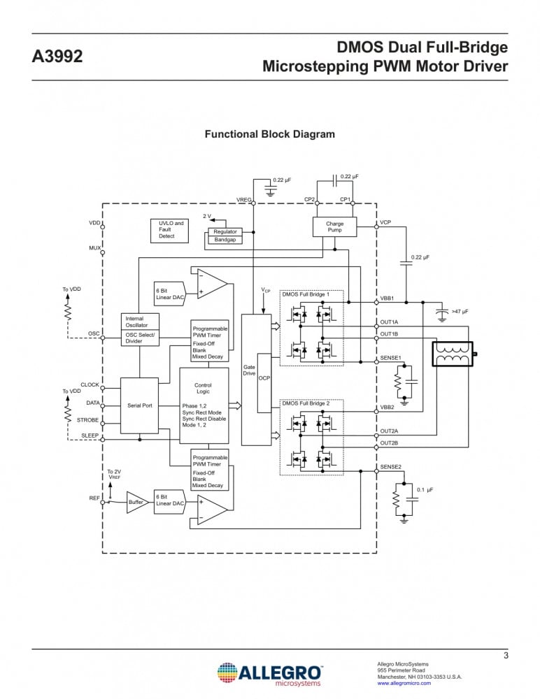 A3992 datasheet page 3