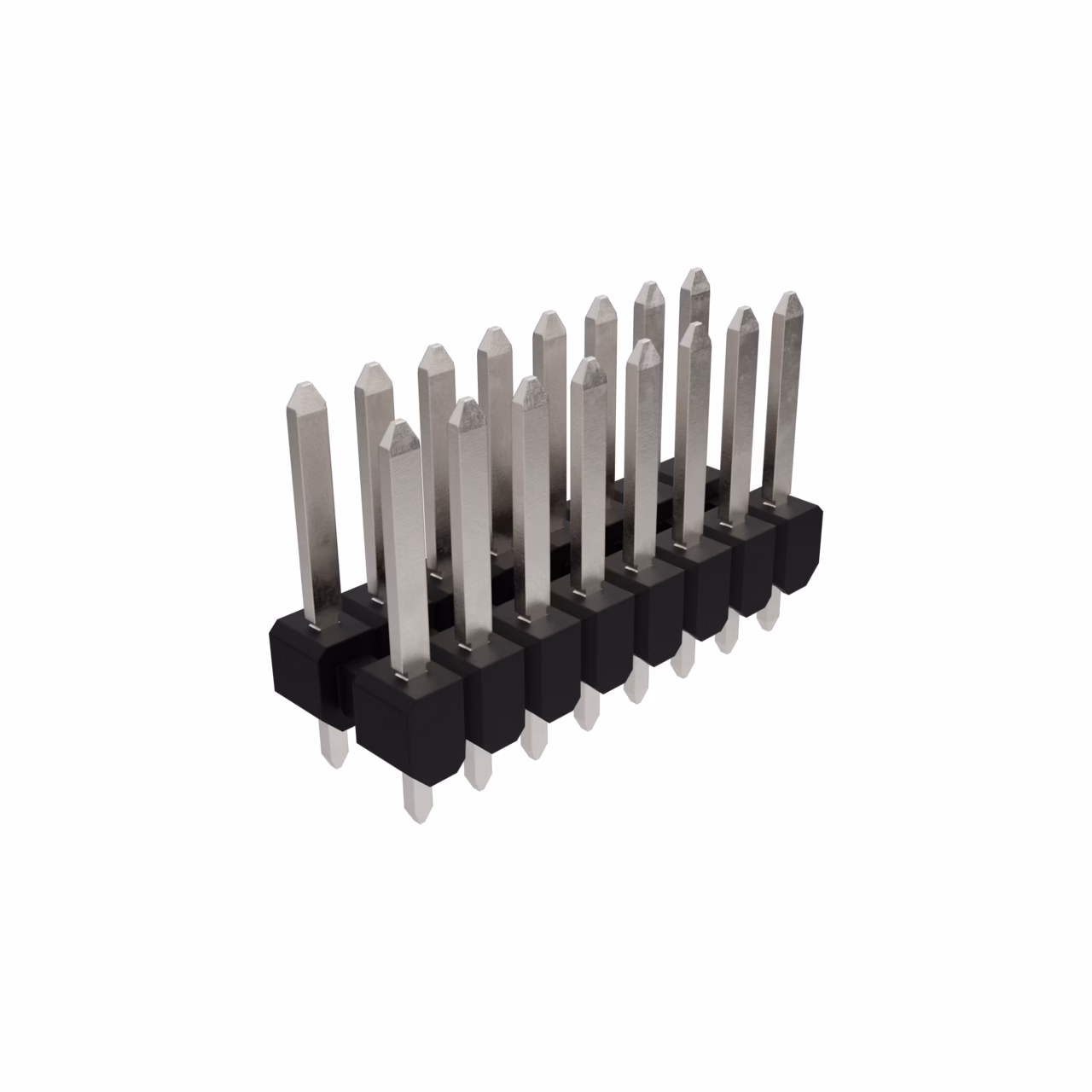 MX150 Dual Row Header, Vertical, 16 Circuits, 1.5µm Tin (Sn) Plating, 11.20mm Mating Pin Length, 3.05mm PC Tail Length for sale