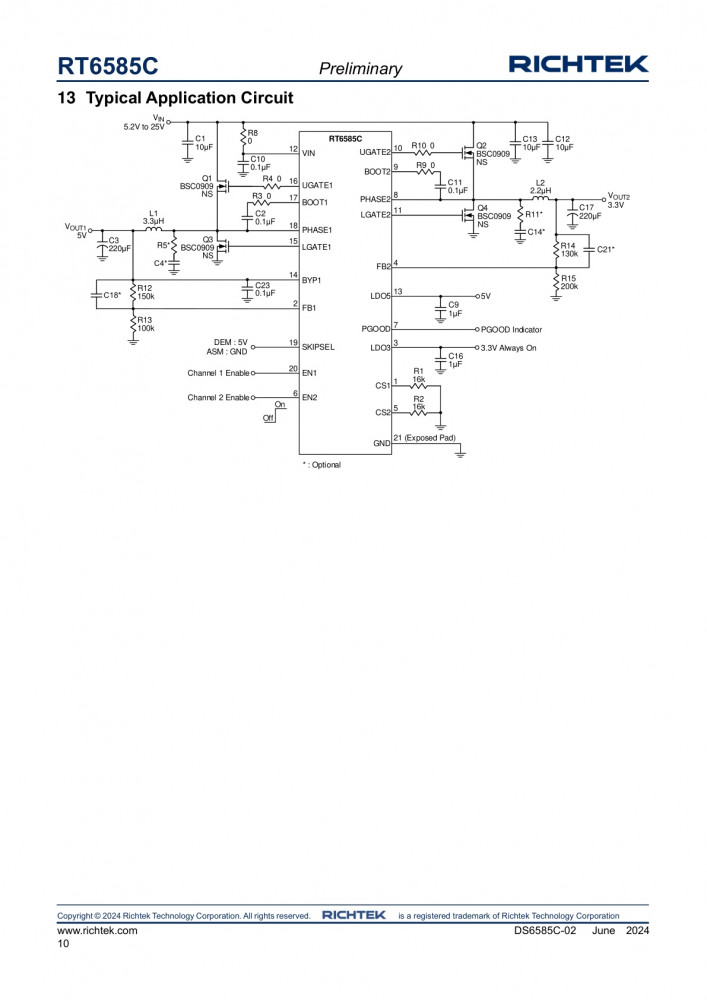 RT6585C datasheet page 10