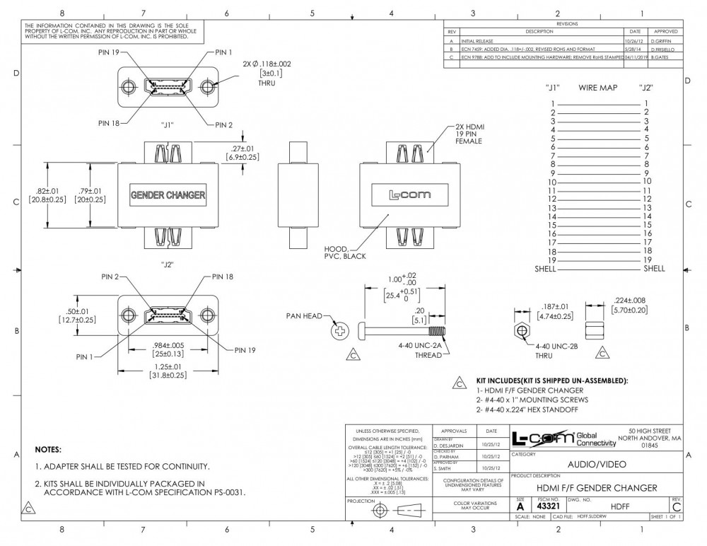 L-com HDFF technical document page