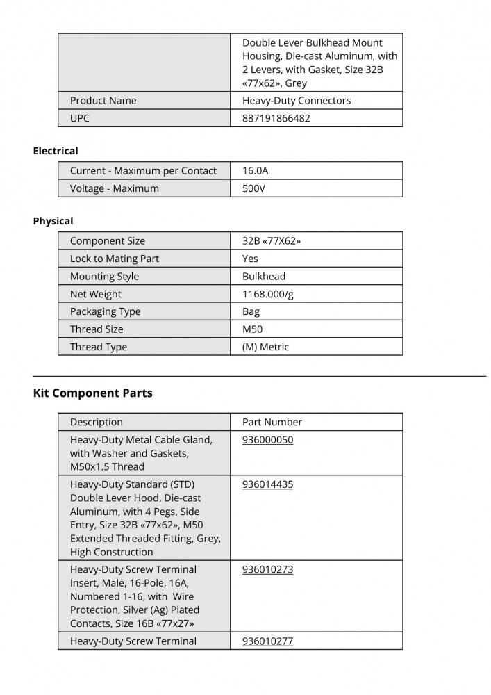 MOLEX 936030106 technical document page 3