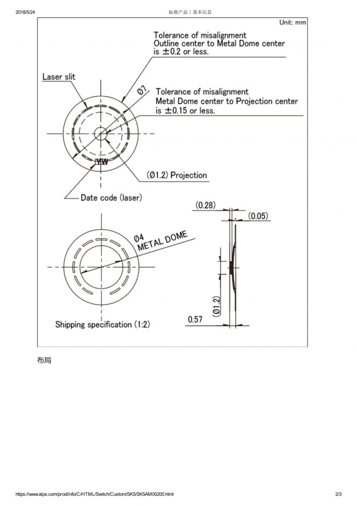 SK5AM00200 layout information