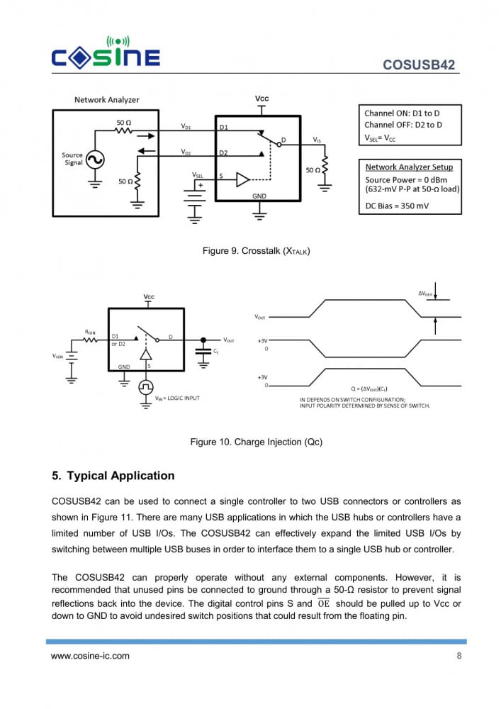 COSUSB42MUX datasheet page 8