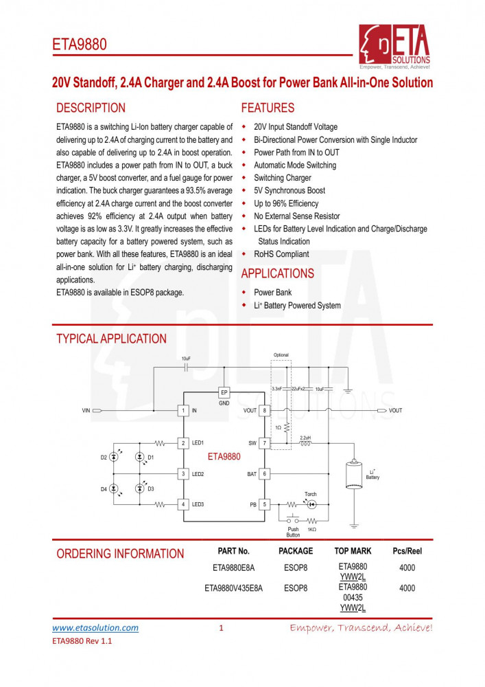 ETA9880E8A technical document page 1