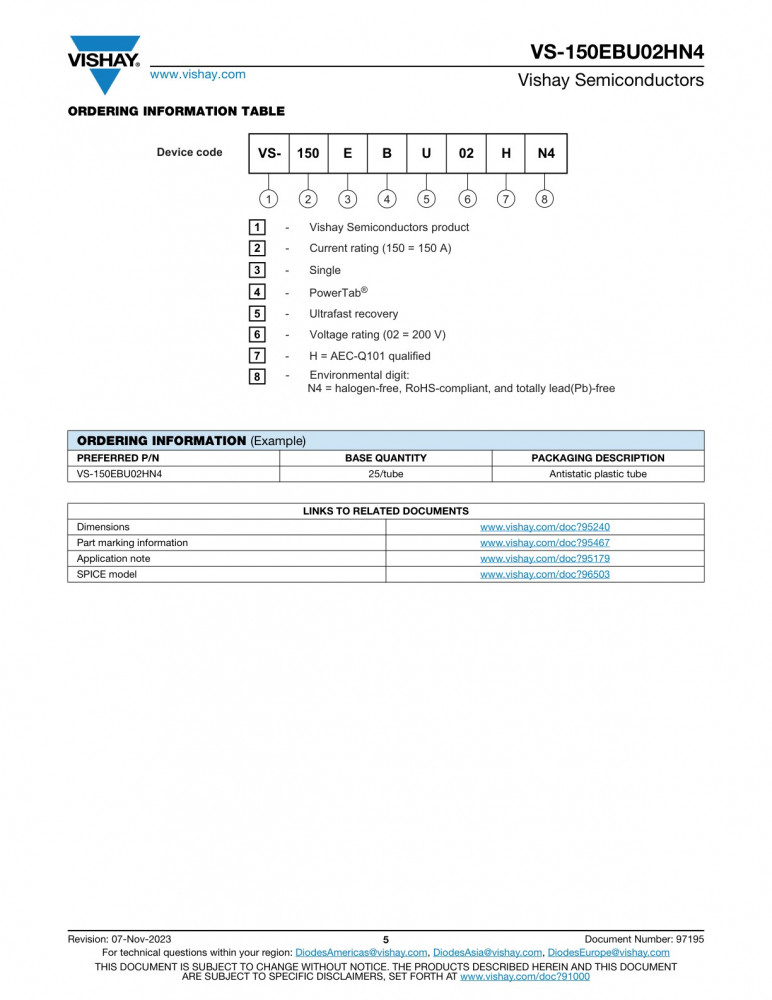 VS-150EBU02HN4 datasheet page 5