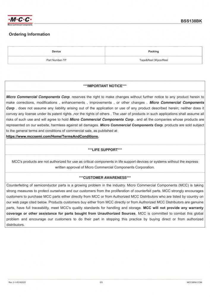 BSS138BK-TP datasheet page 5