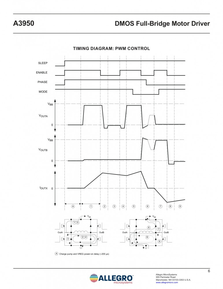 A3950 datasheet page 6