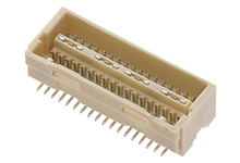 Spot-On Wire-to-Board Header without Nail, 1.50mm Pitch, Dual Row, Vertical, 20 Circuits, with Potting Capability, Matte Tin (Sn) Plating, Natural