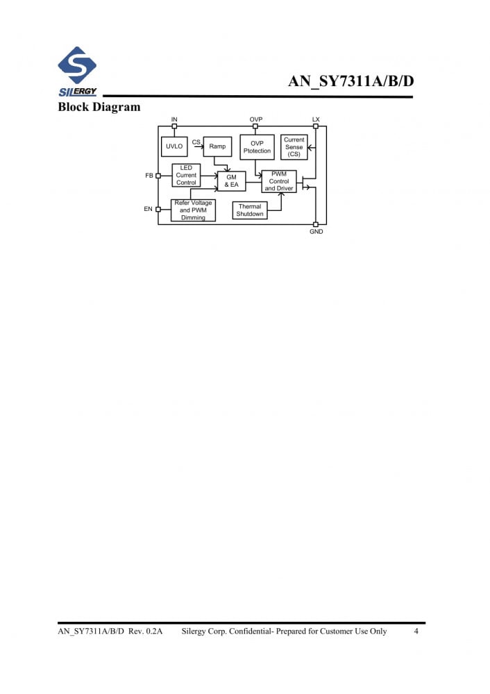 SY7311AADC datasheet page 4