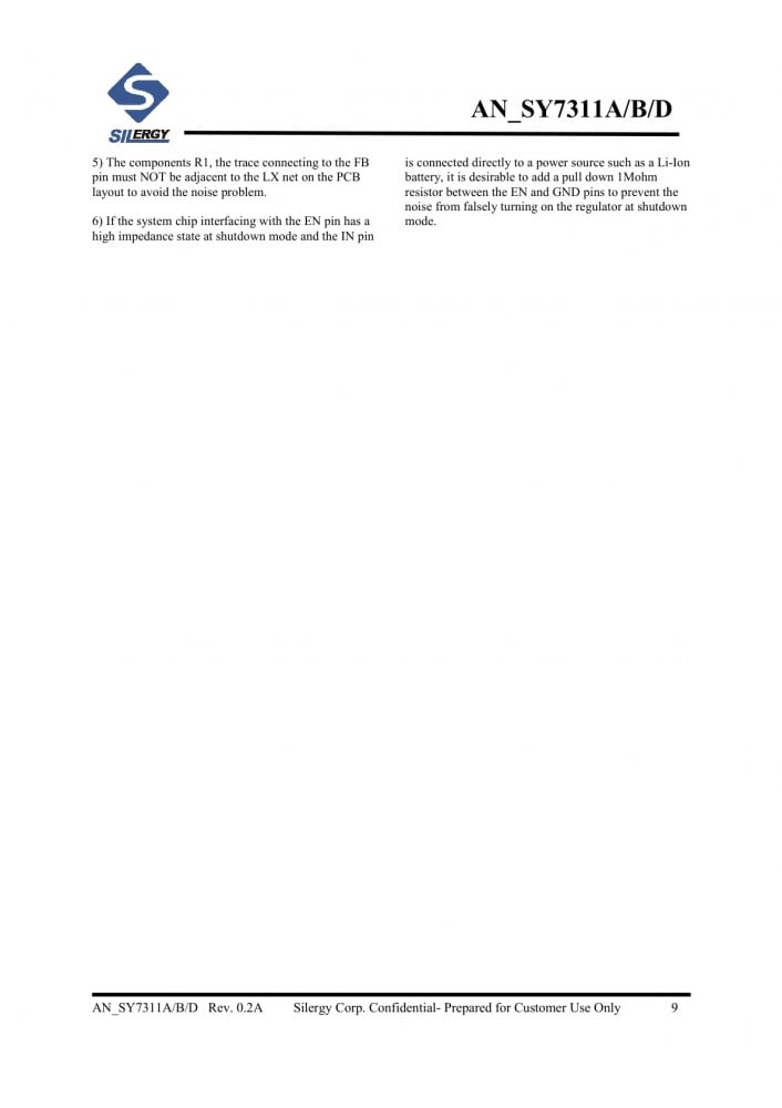 SY7311AADC datasheet page 9