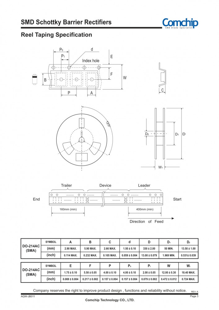 ACDBA2100-HF datasheet page 3