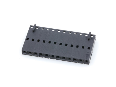 SL Crimp Housing, Single Row, Version D, Back Ribs, 19 Circuits, Black