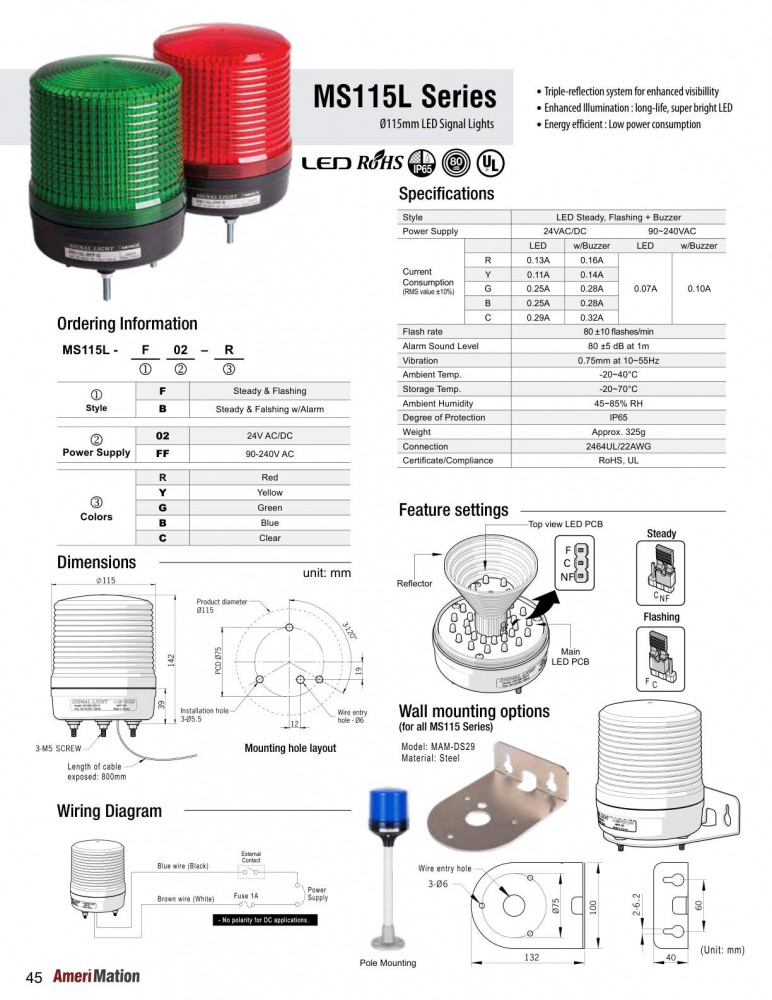 MS115L Series product documentation image