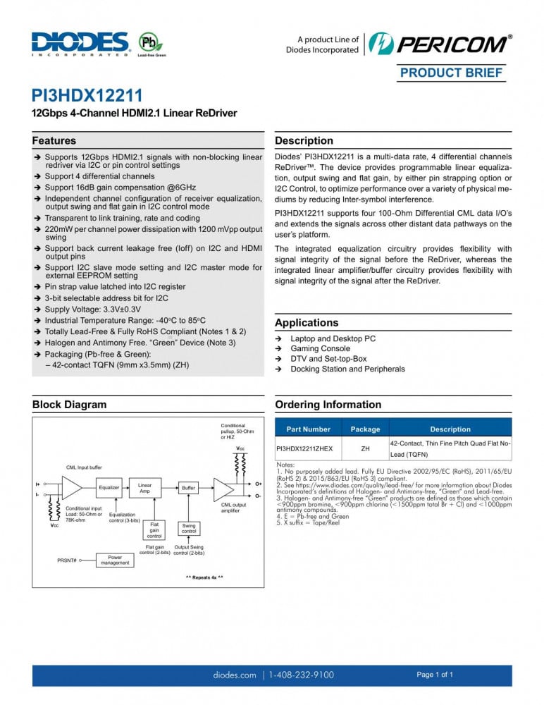 PI3HDX12211 official document preview