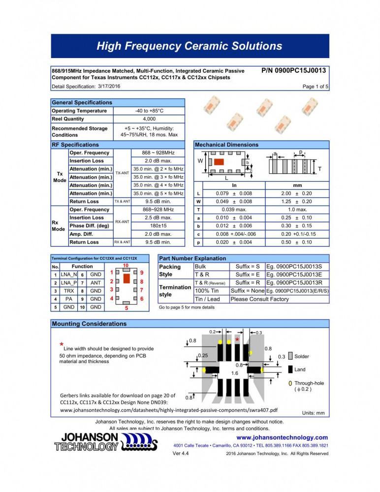 0900PC15J0013E datasheet page 1