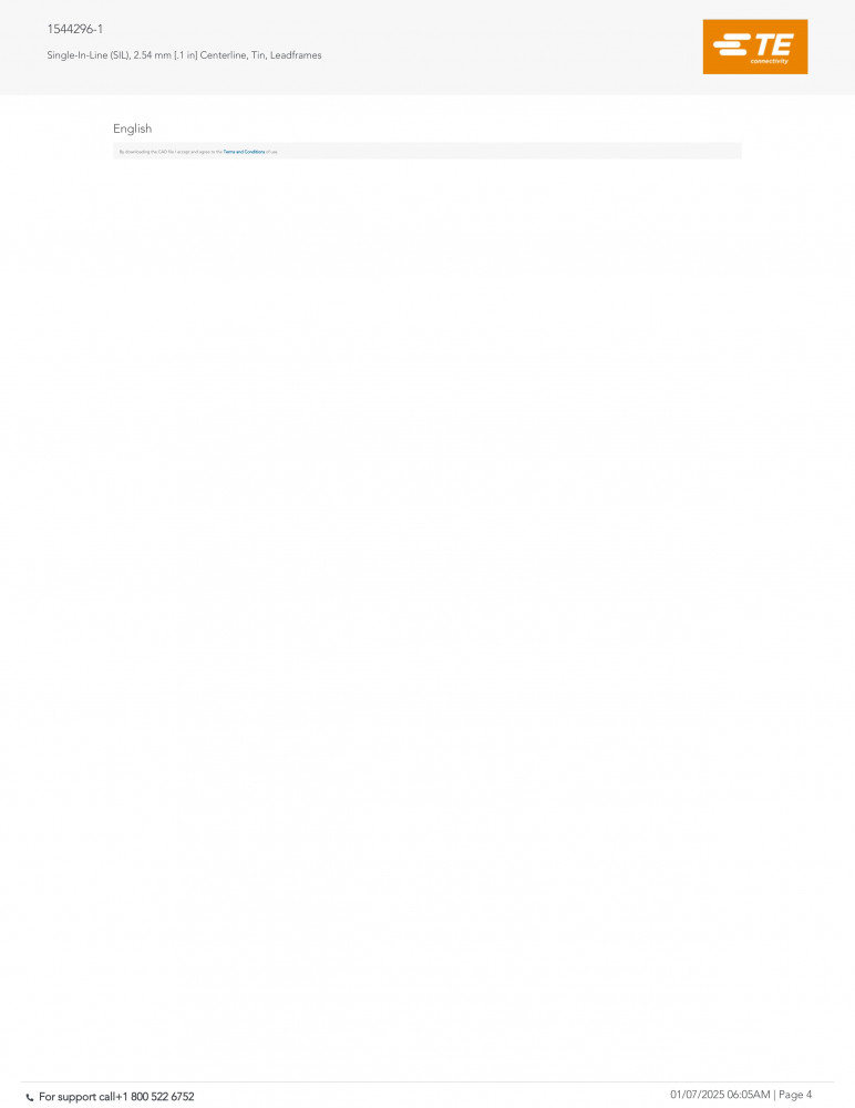 TE Connectivity 1544296-1 technical document page 4