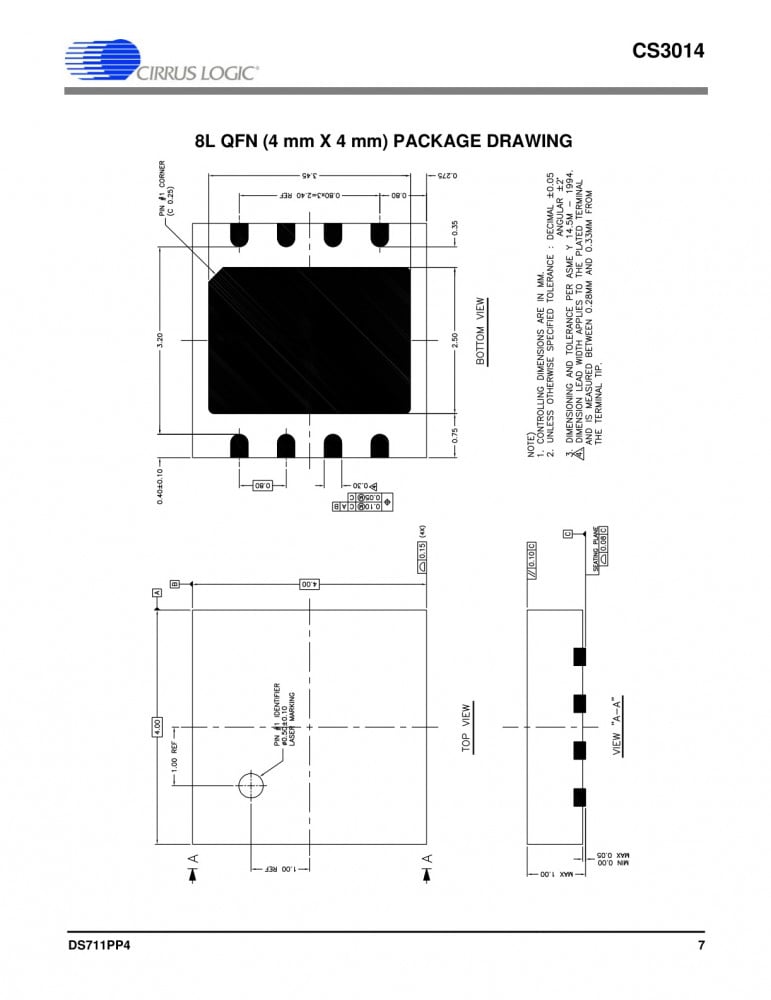 CS3014-FSR datasheet page 7
