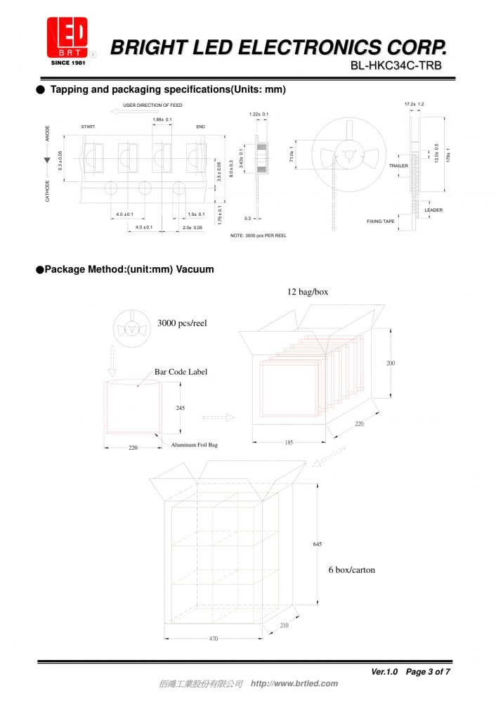 BL-HKC34C-TRB datasheet page 3