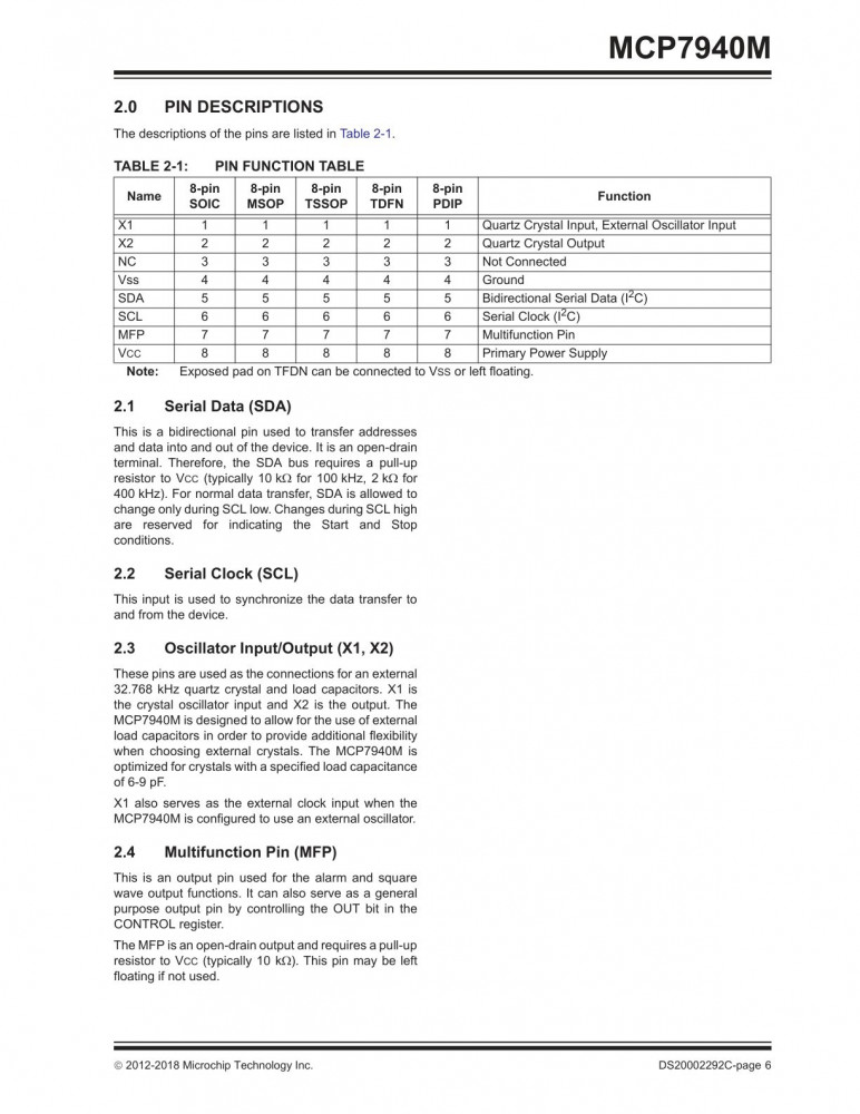 MCP7940M document page 6