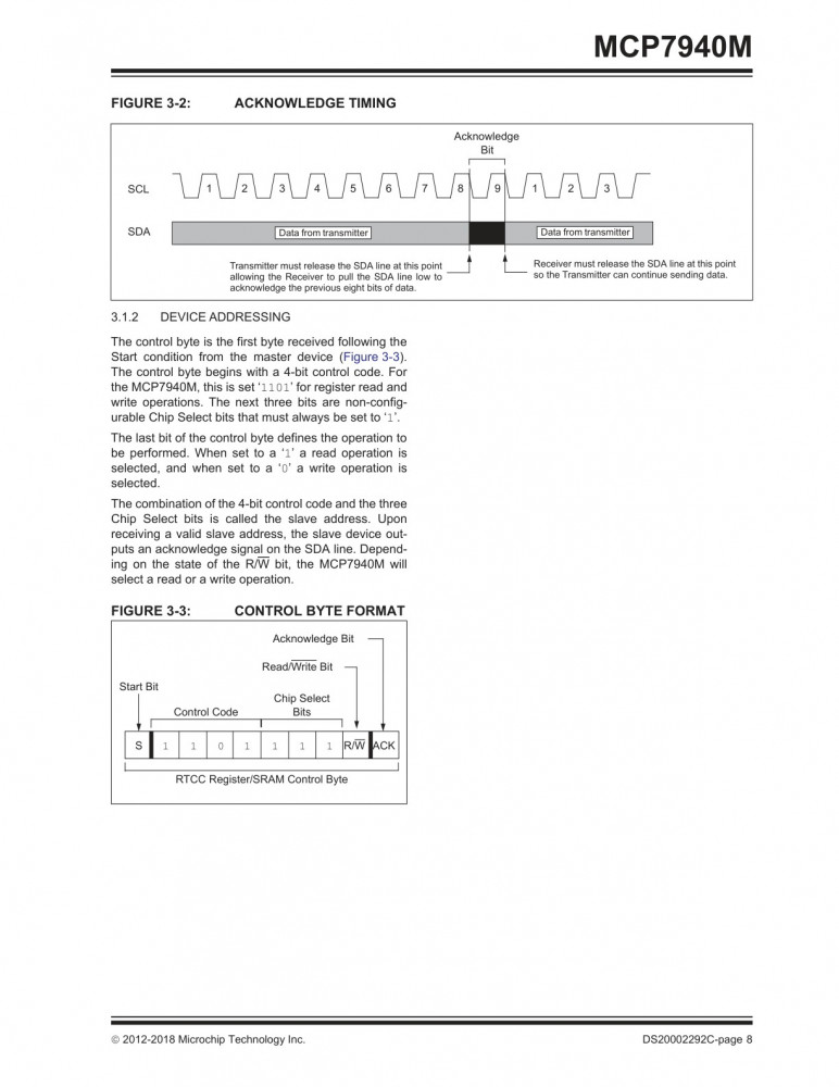 MCP7940M document page 8