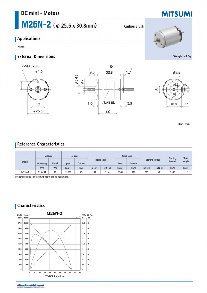 M25N-2 technical document page 2