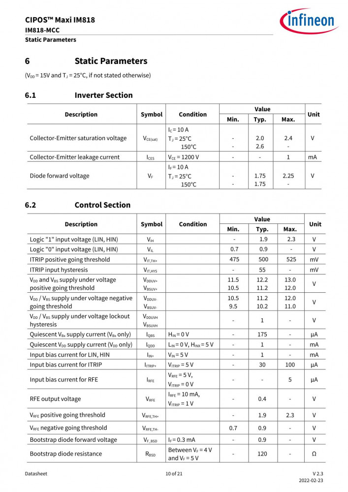 IM818MCC datasheet page 10