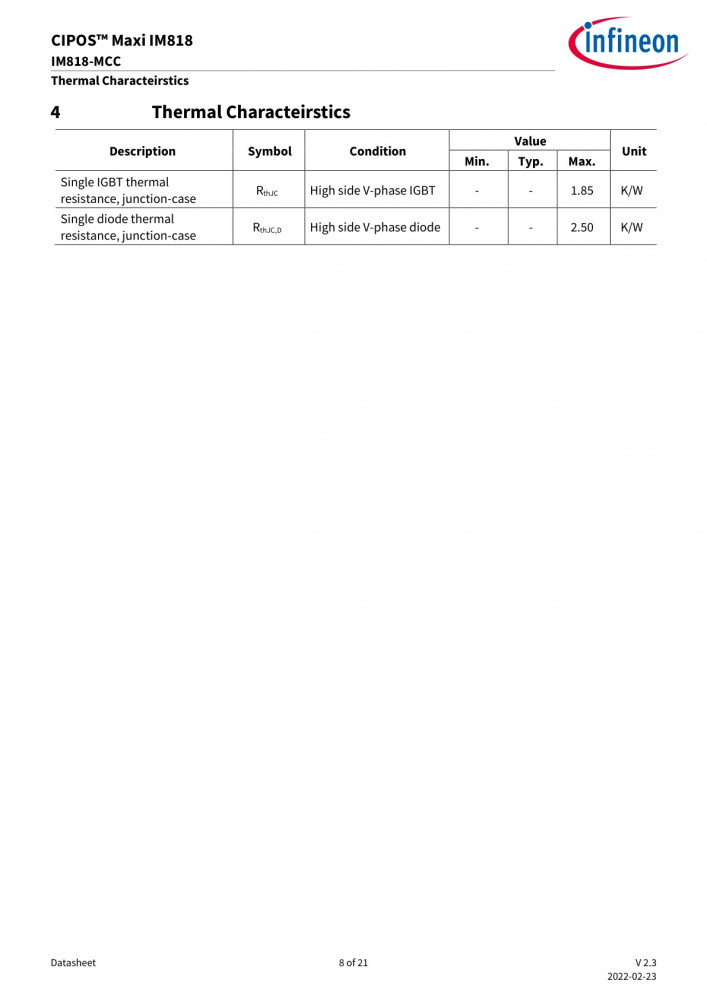 IM818MCC datasheet page 8