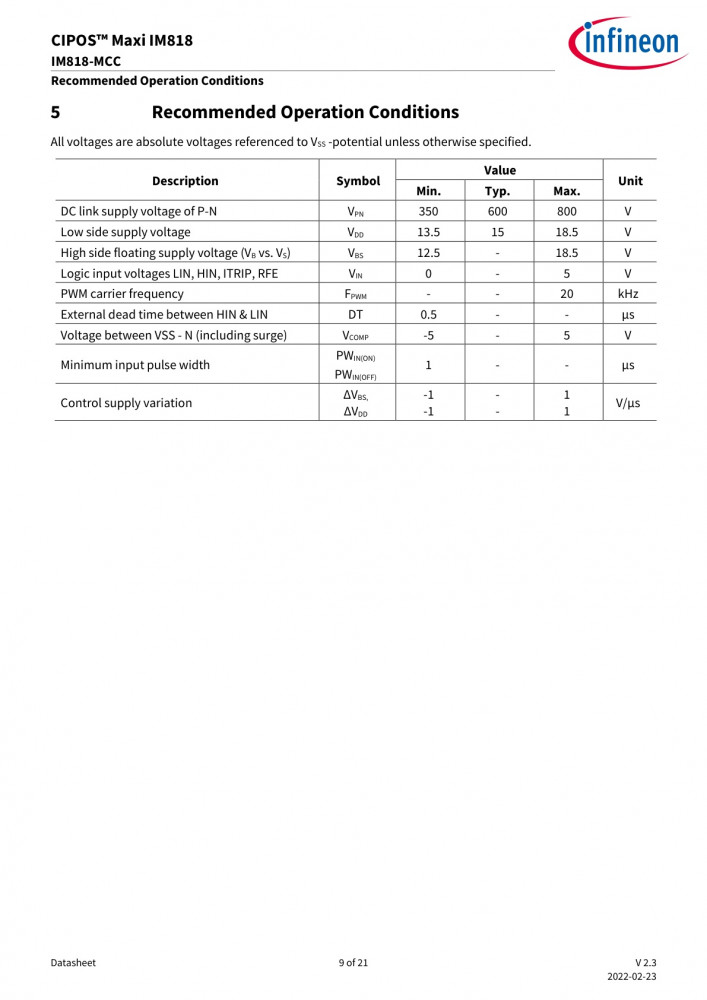 IM818MCC datasheet page 9