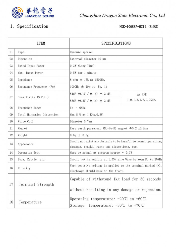 HDK-1008RA-5C14 document page 2