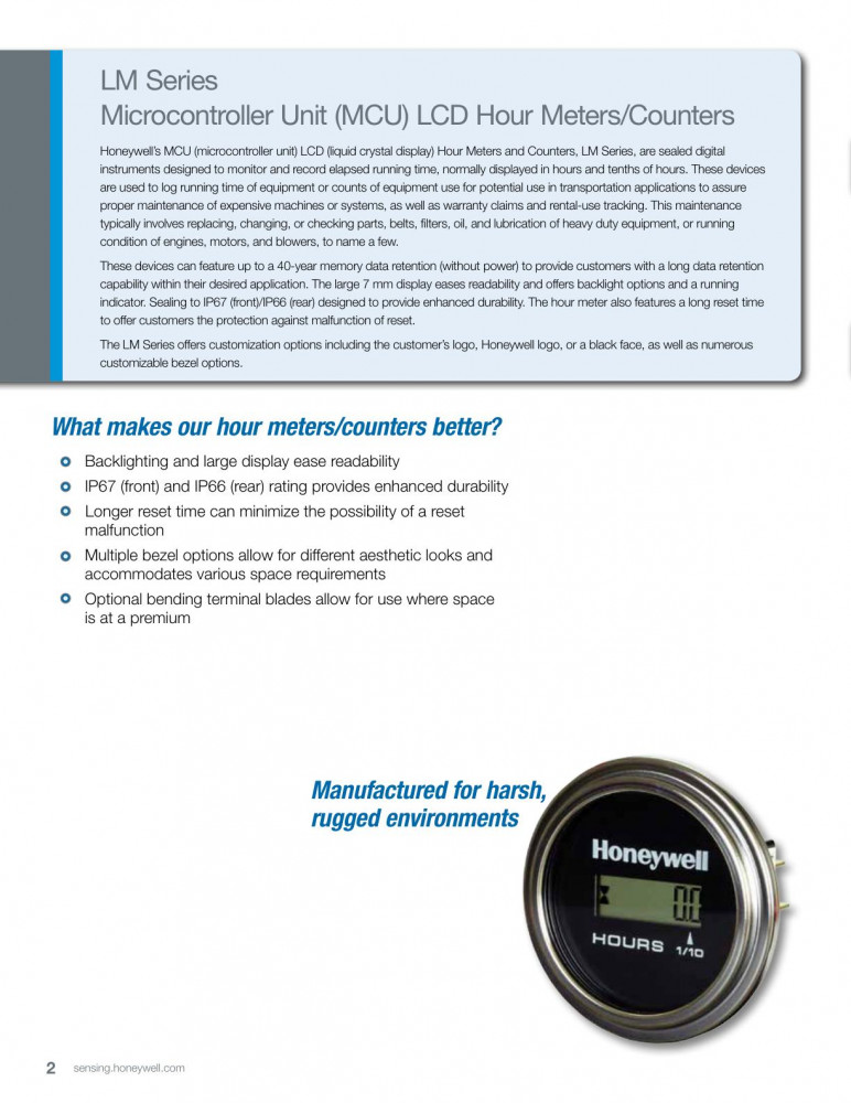 LM Series document page 2