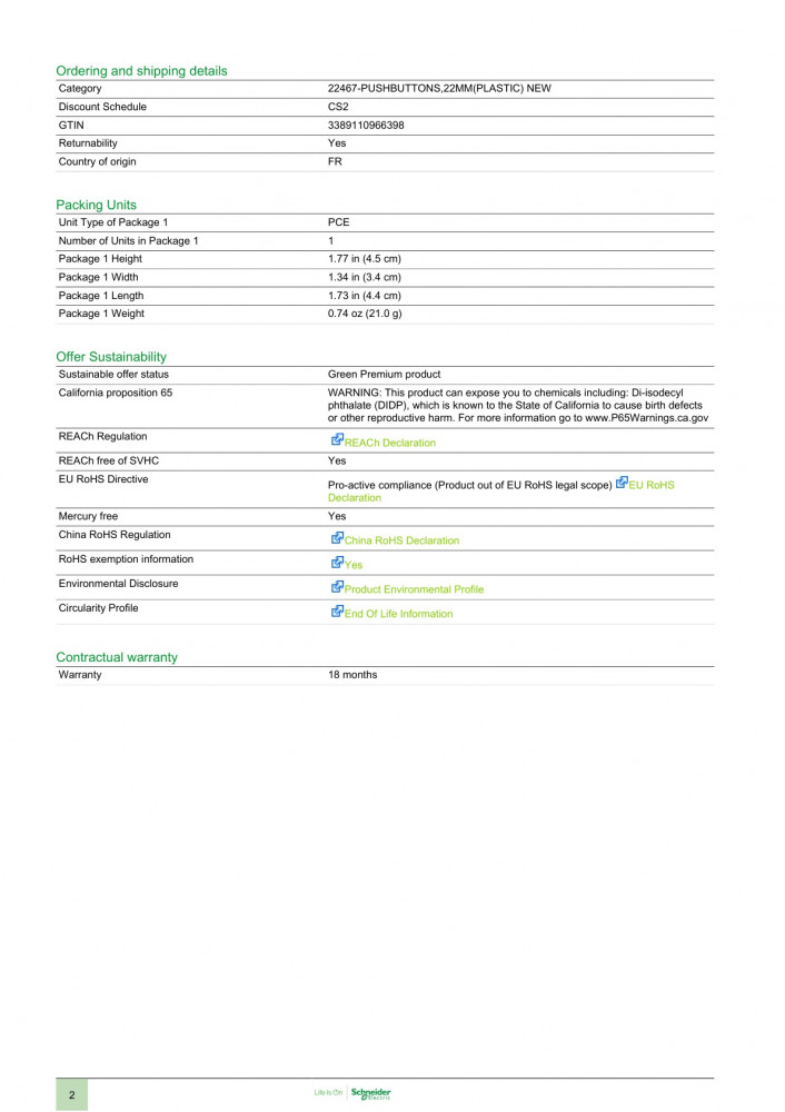ZB5APA3 technical document page 2