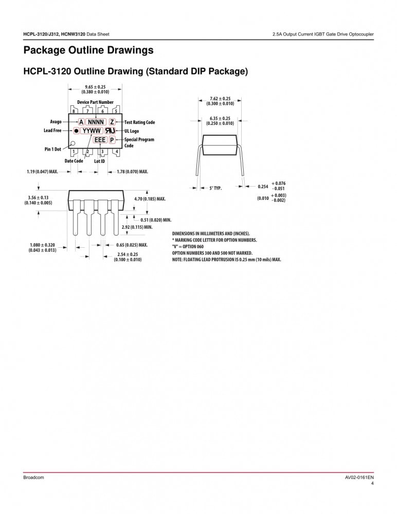HCNW3120 datasheet page 4