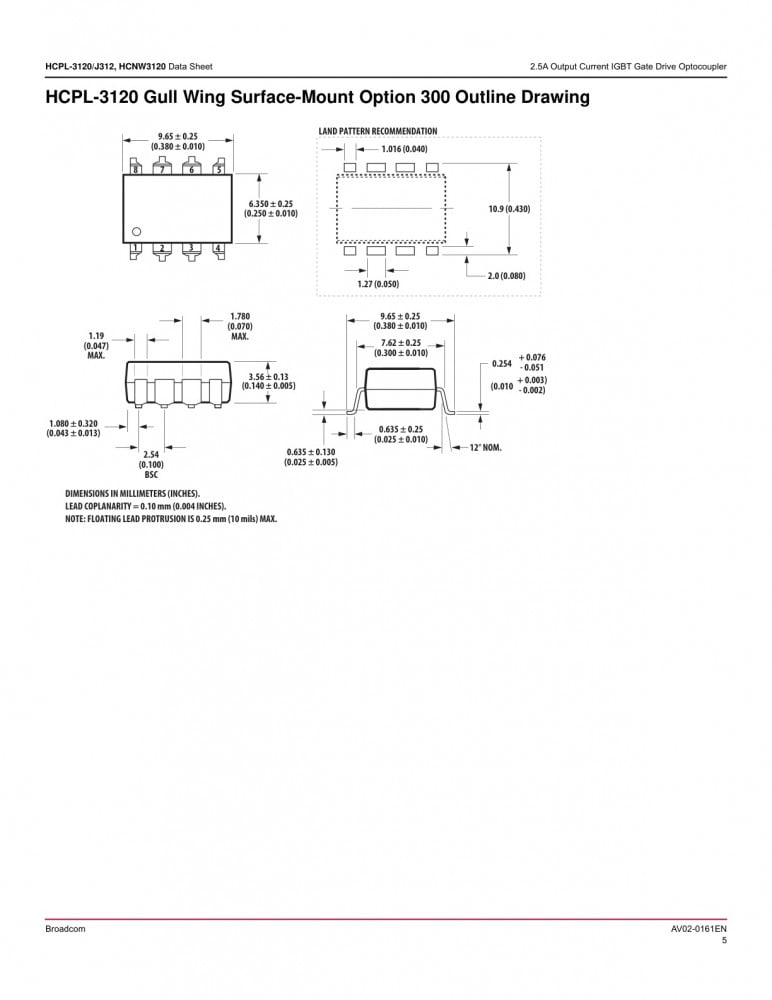HCNW3120 datasheet page 5