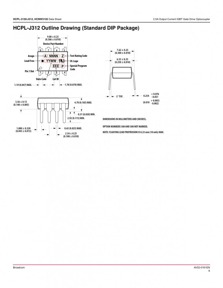 HCNW3120 datasheet page 6