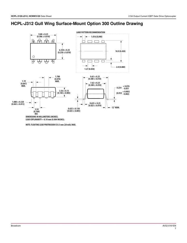 HCNW3120 datasheet page 7