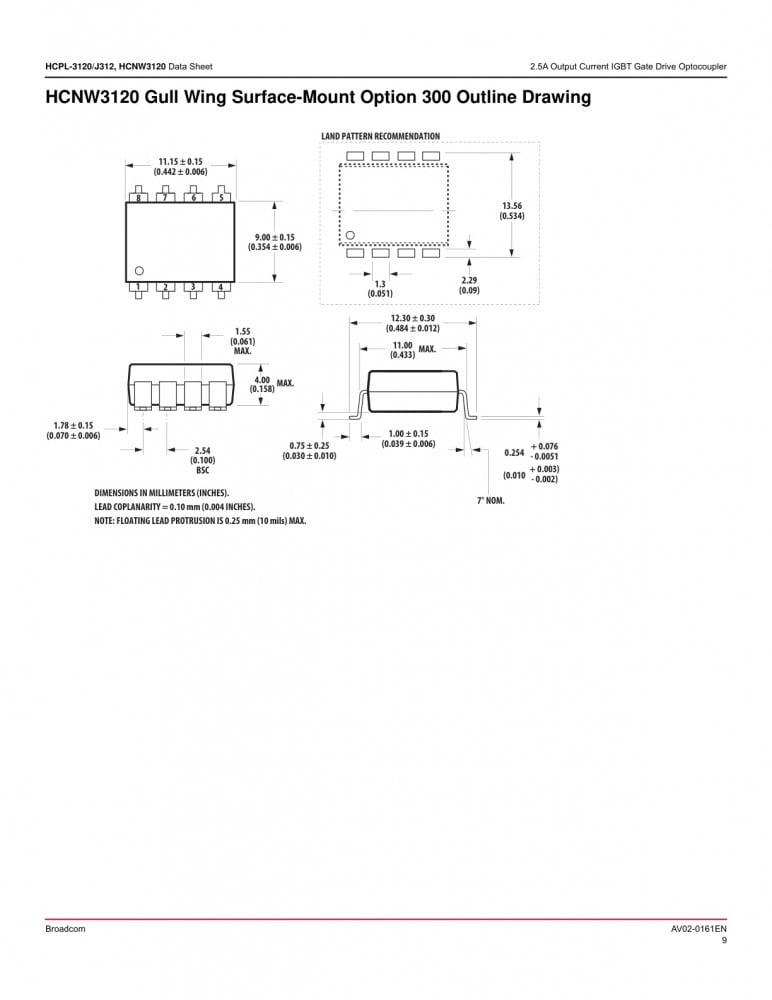 HCNW3120 datasheet page 9